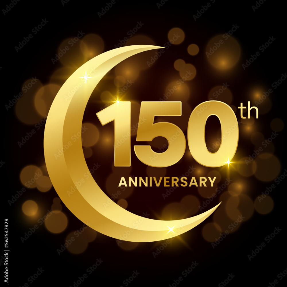 Vetor De 150th Anniversary Template Design Concept For Anniversary vetor-de-150th-anniversary-template-design-concept-for-anniversary