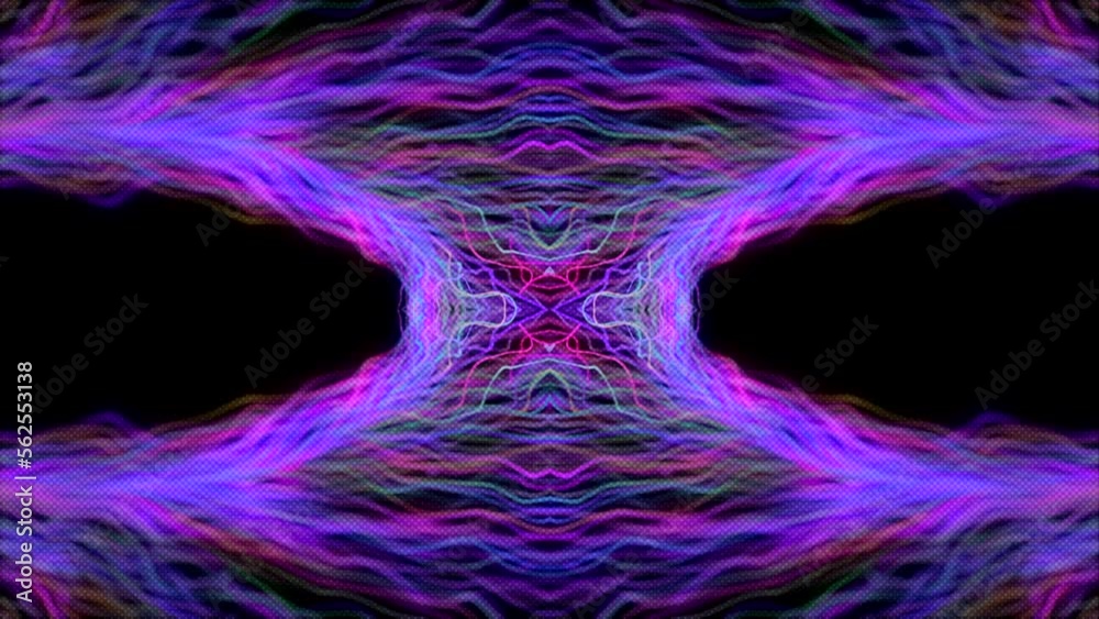 Abstract psychedelic crystal background, futuristic symmetry, 3d ...