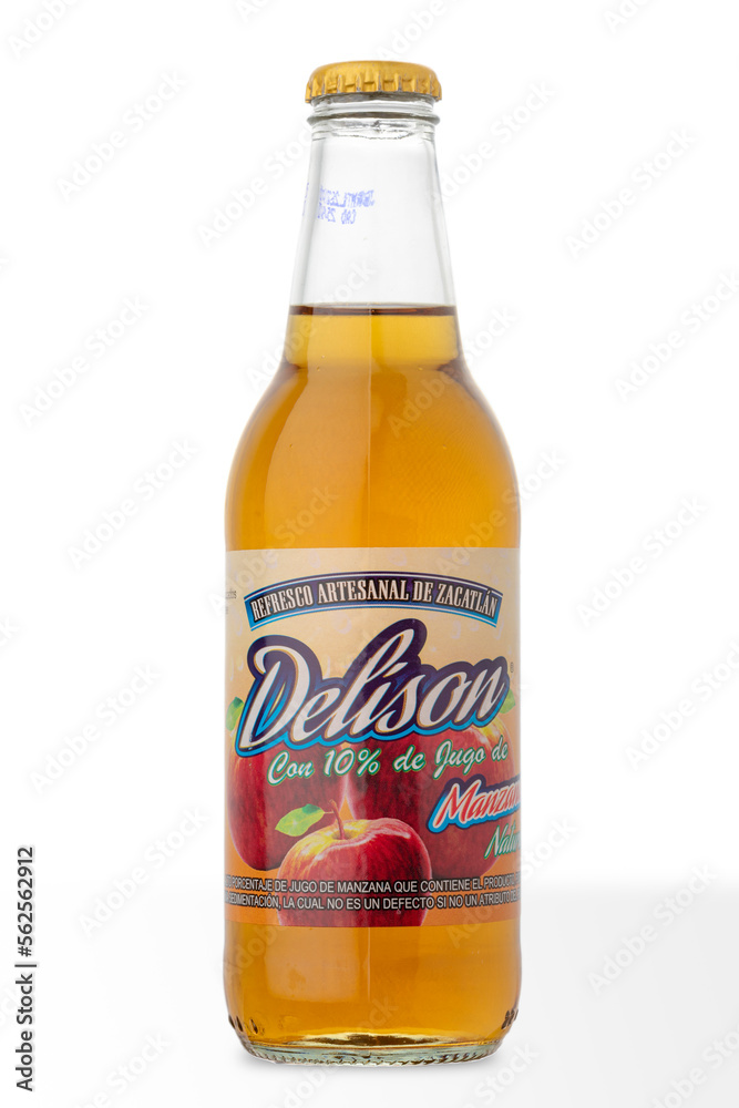 Mexican apple carbonated beverage from Zacatlán, Puebla, Mexico ...