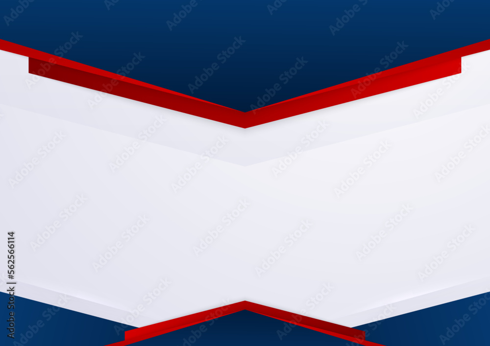 Modern simple red and blue abstract background on white background ...