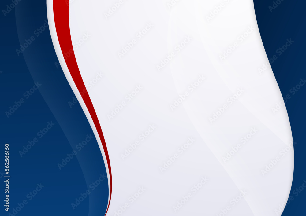 Modern simple red and blue abstract background on white background ...