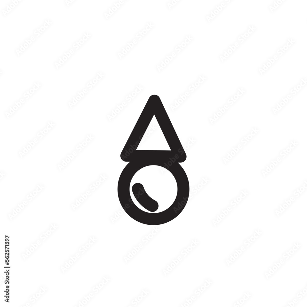 Executioners Knife Outline Icon Stock Vector | Adobe Stock