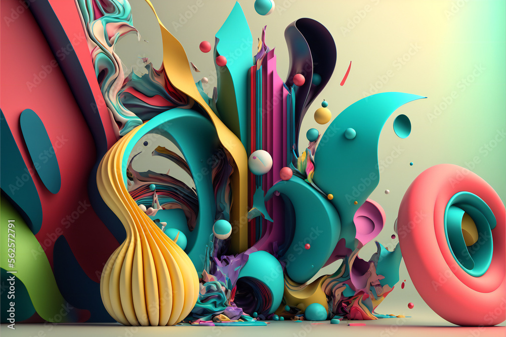 Unleashing the Power of 3D Abstract Geometry in Graphic Design: A ...