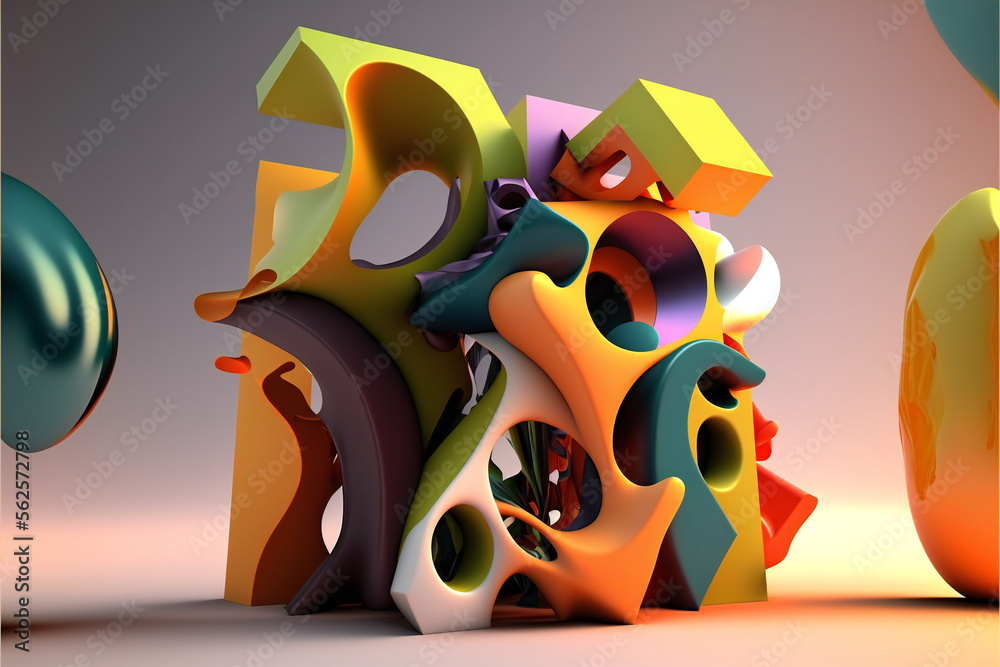Unleashing the Power of 3D Abstract Geometry in Graphic Design: A ...