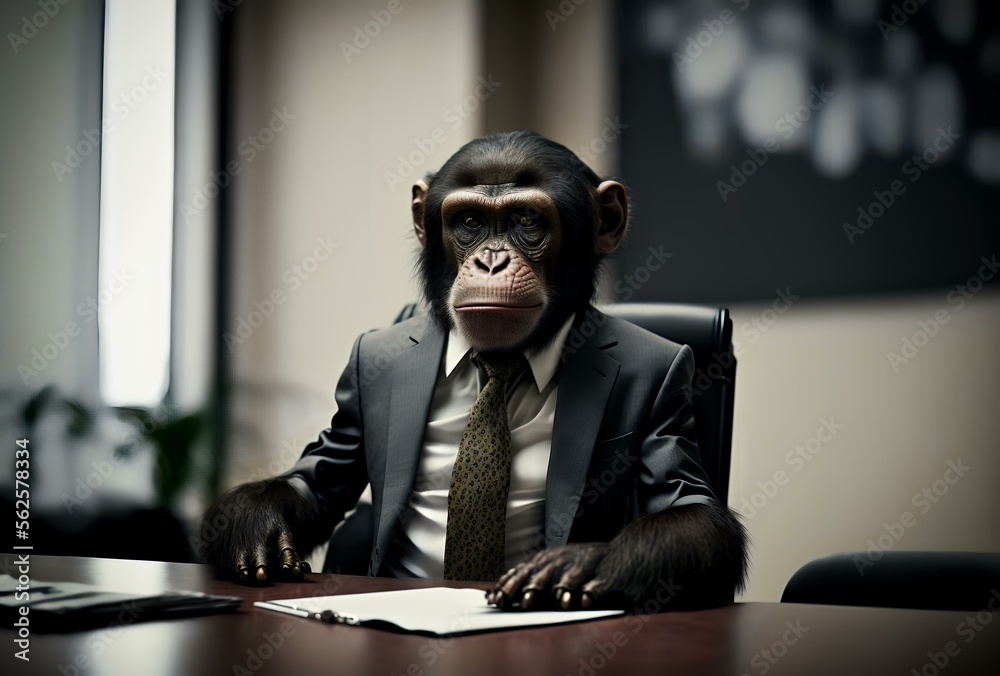 Monkeys Wearing Ties