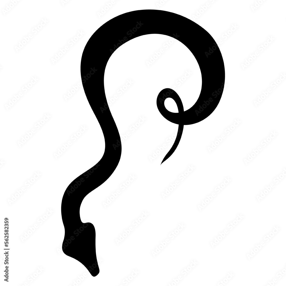 snake vector, icon, symbol, logo, clipart, isolated. vector ...