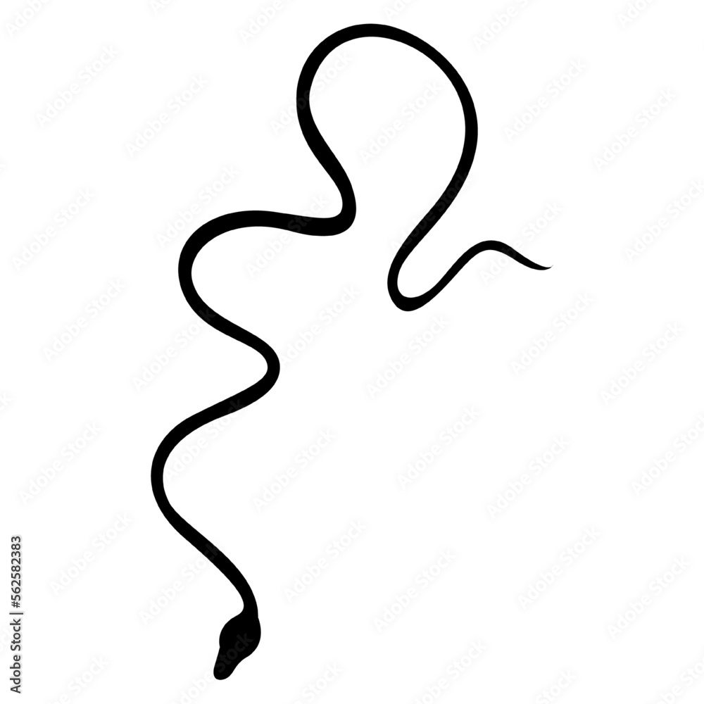 snake vector, icon, symbol, logo, clipart, isolated. vector ...
