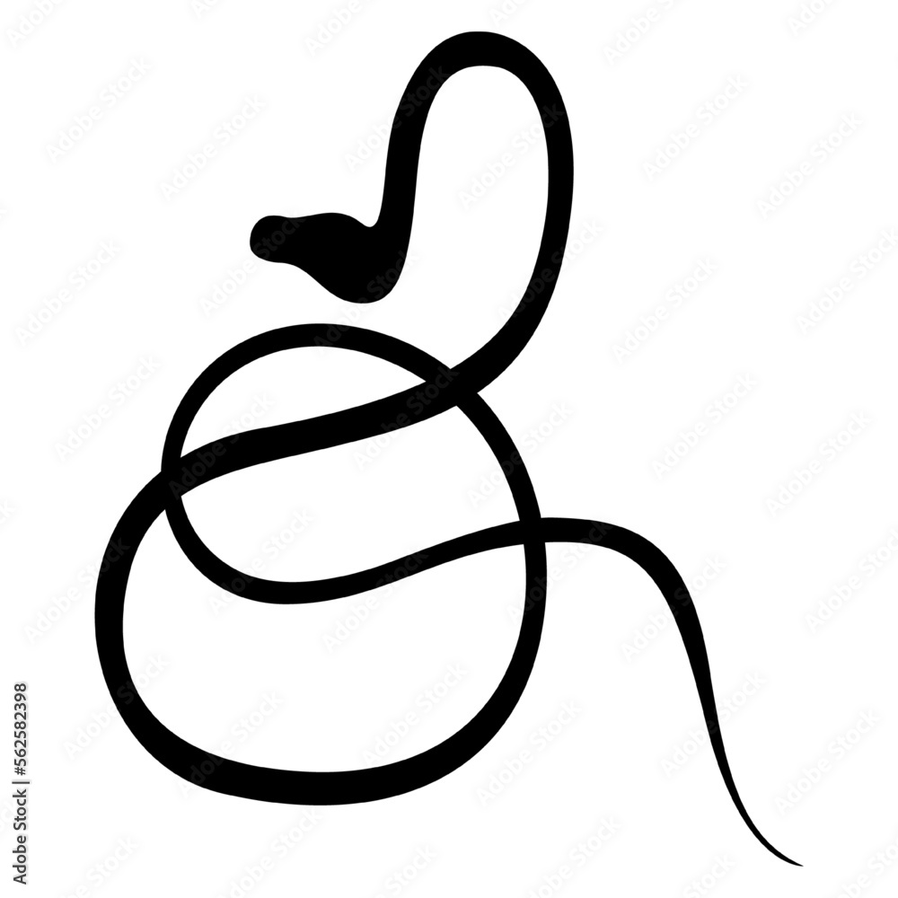 snake vector, icon, symbol, logo, clipart, isolated. vector ...