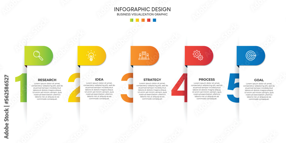 Steps business data visualization timeline process infographic template ...