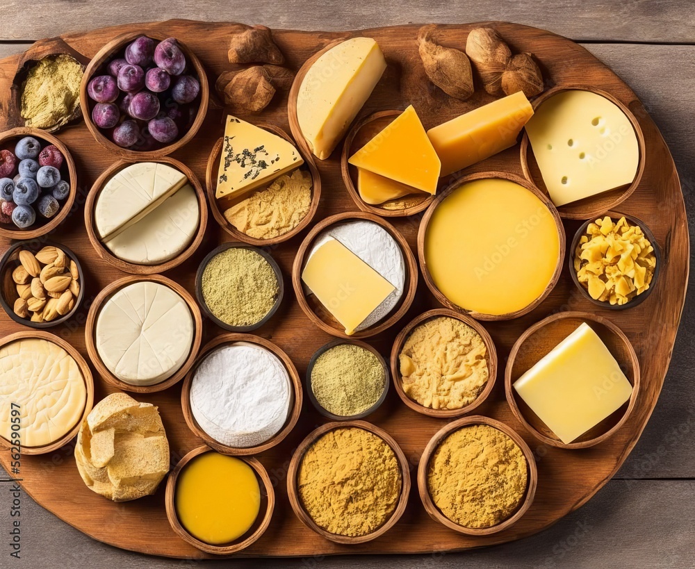 types of cheese, Cheddar, Gouda, Brie, Camembert, Feta, Mozzarella ...