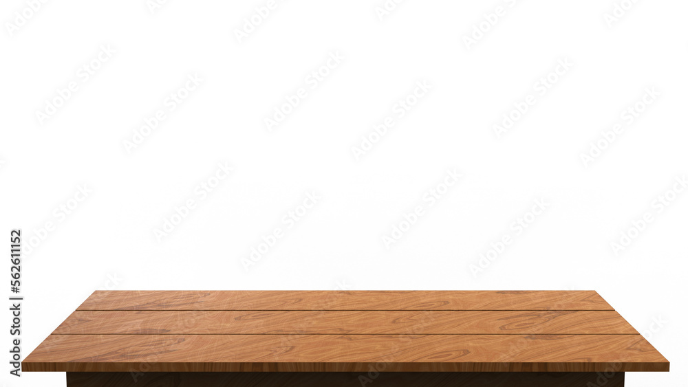 Wooden kitchen table top empty dining table Stock Illustration | Adobe ...