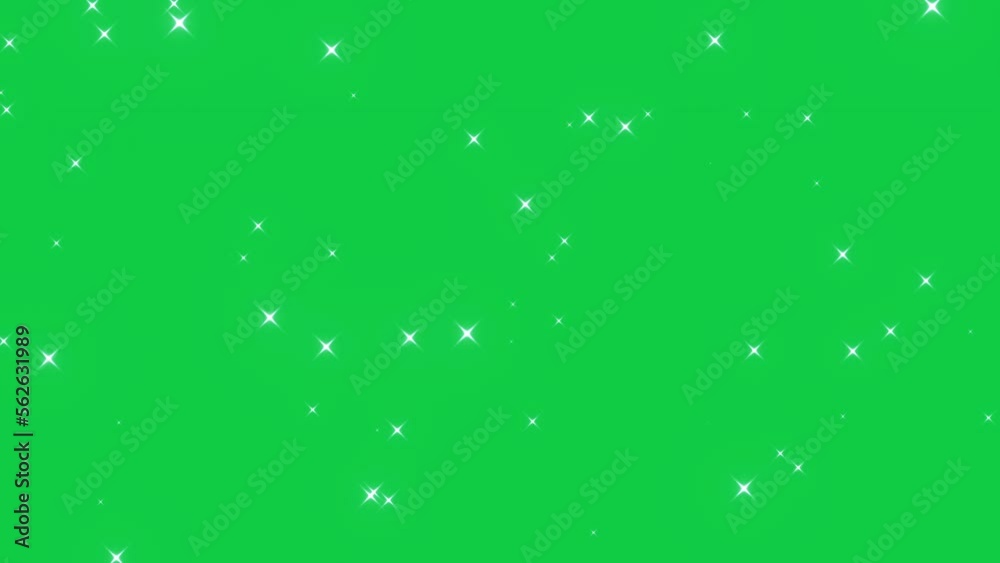 glitter star shine green screen background video Stock Video | Adobe Stock