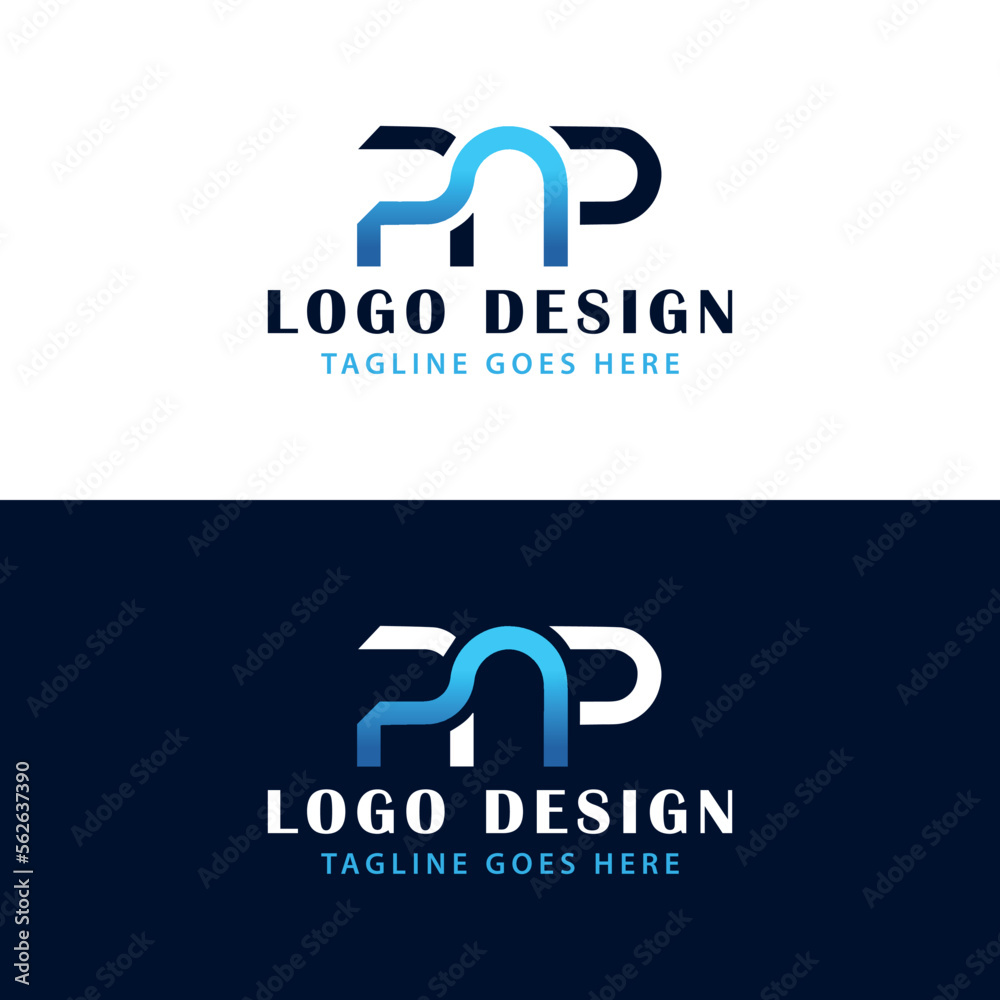Letter PNP Logo Design - Tech Logo - Finance Logo - Minimal Logo Stock ...