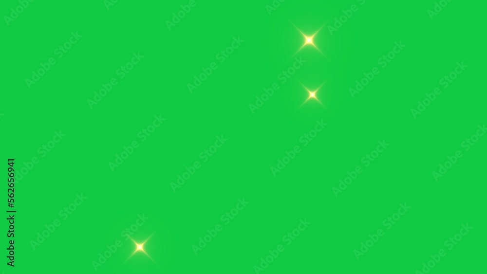 twinkle star green screen background video sparkle Stock Video | Adobe ...