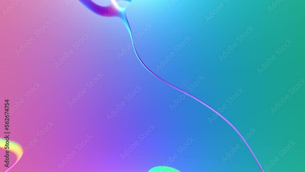 dynamic background in holographic colours, live wallpaper, 4K abstract ...