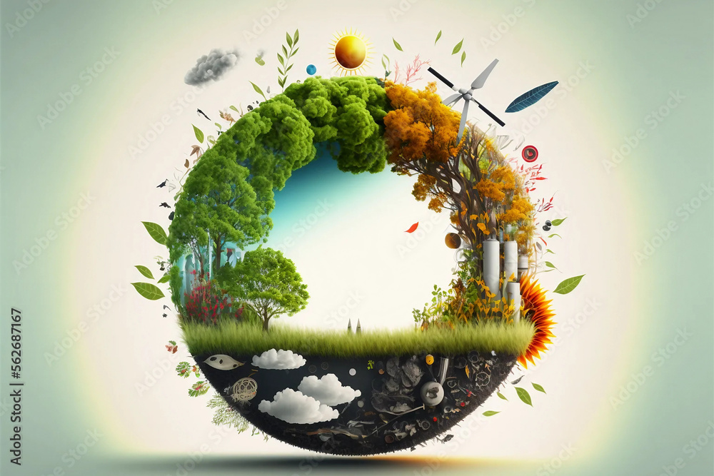 Sustainable development of clean energy, Renewable energy-based green business, sustainable ...