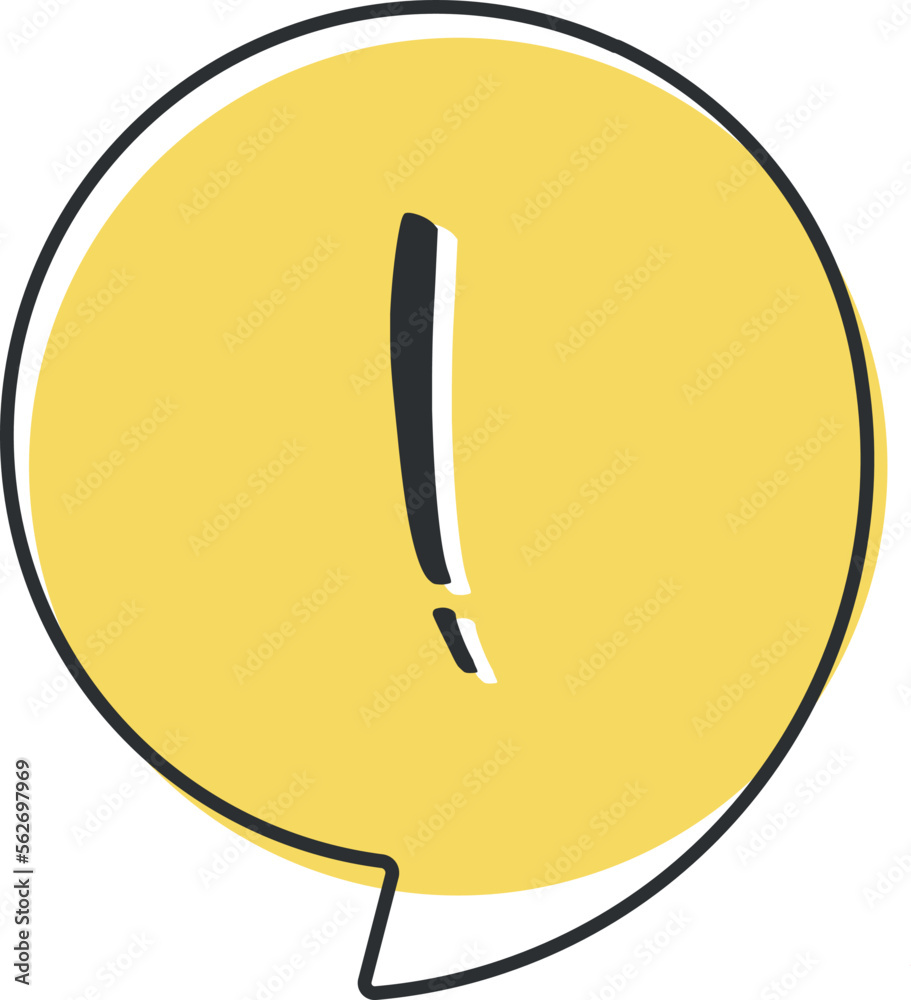 Exclamation mark comic speech bubble in pop art style. Comic speech ...