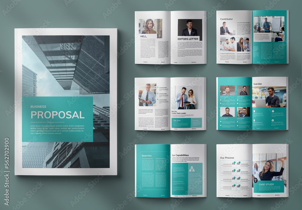 Business Proposal Layout Stock Template | Adobe Stock