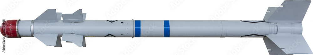 Isolated PNG cutout of a missile on a transparent background, ideal for ...