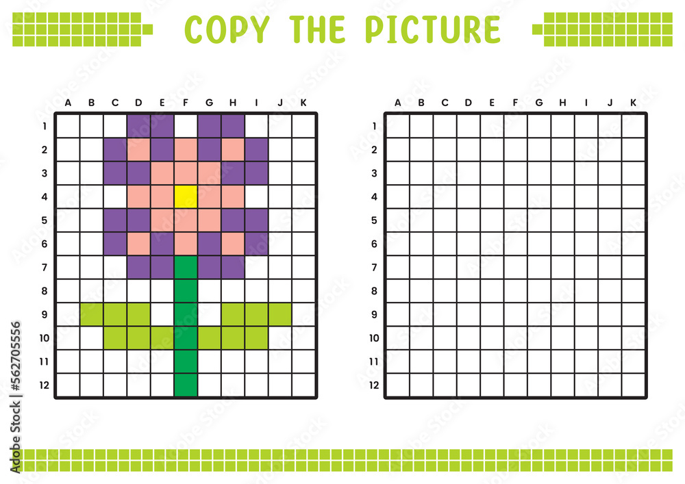 Flower Pixel Art Grid | Best Flower Site