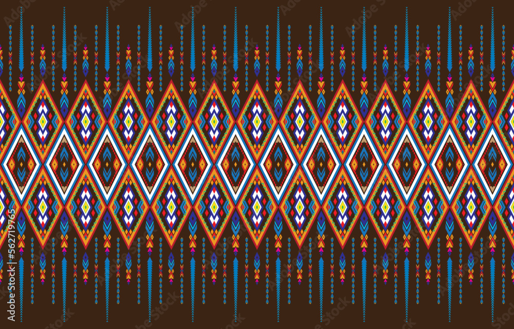 Gypsy pattern tribal ethnic motifs geometric vector background. Doodle ...