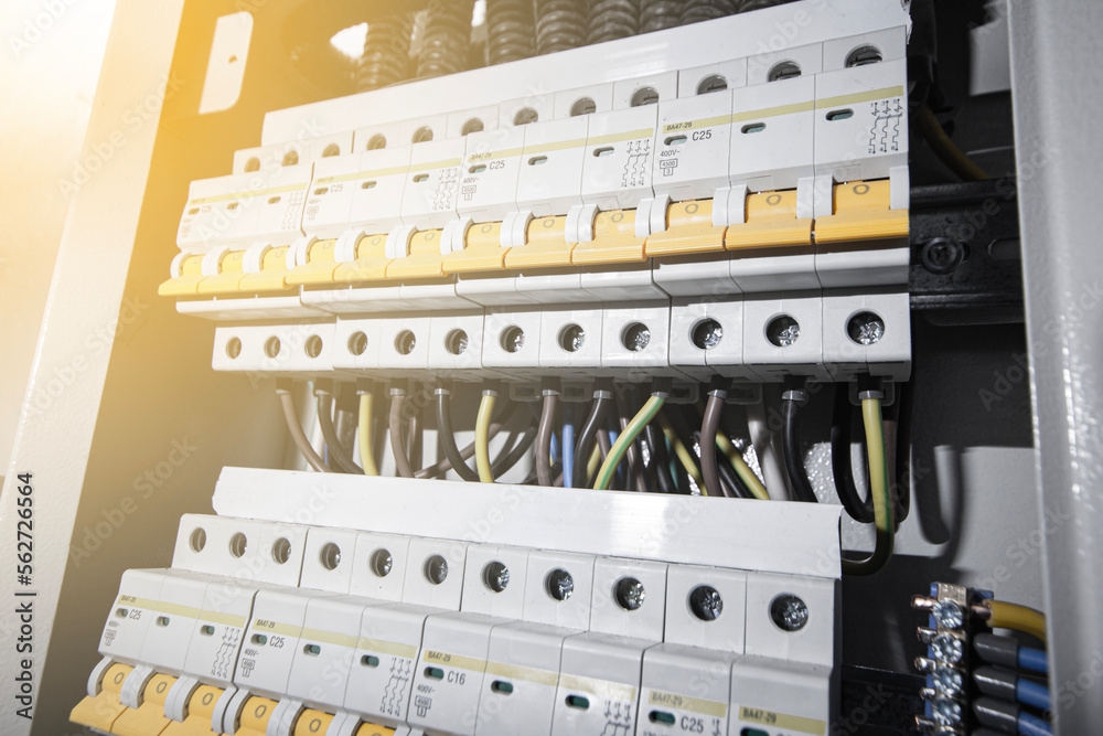 Switchboard equipment. Shield for enterprise electrification ...