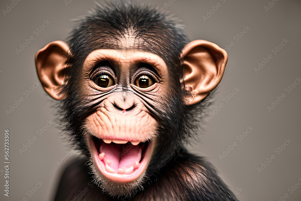 Laughing Baby Monkey