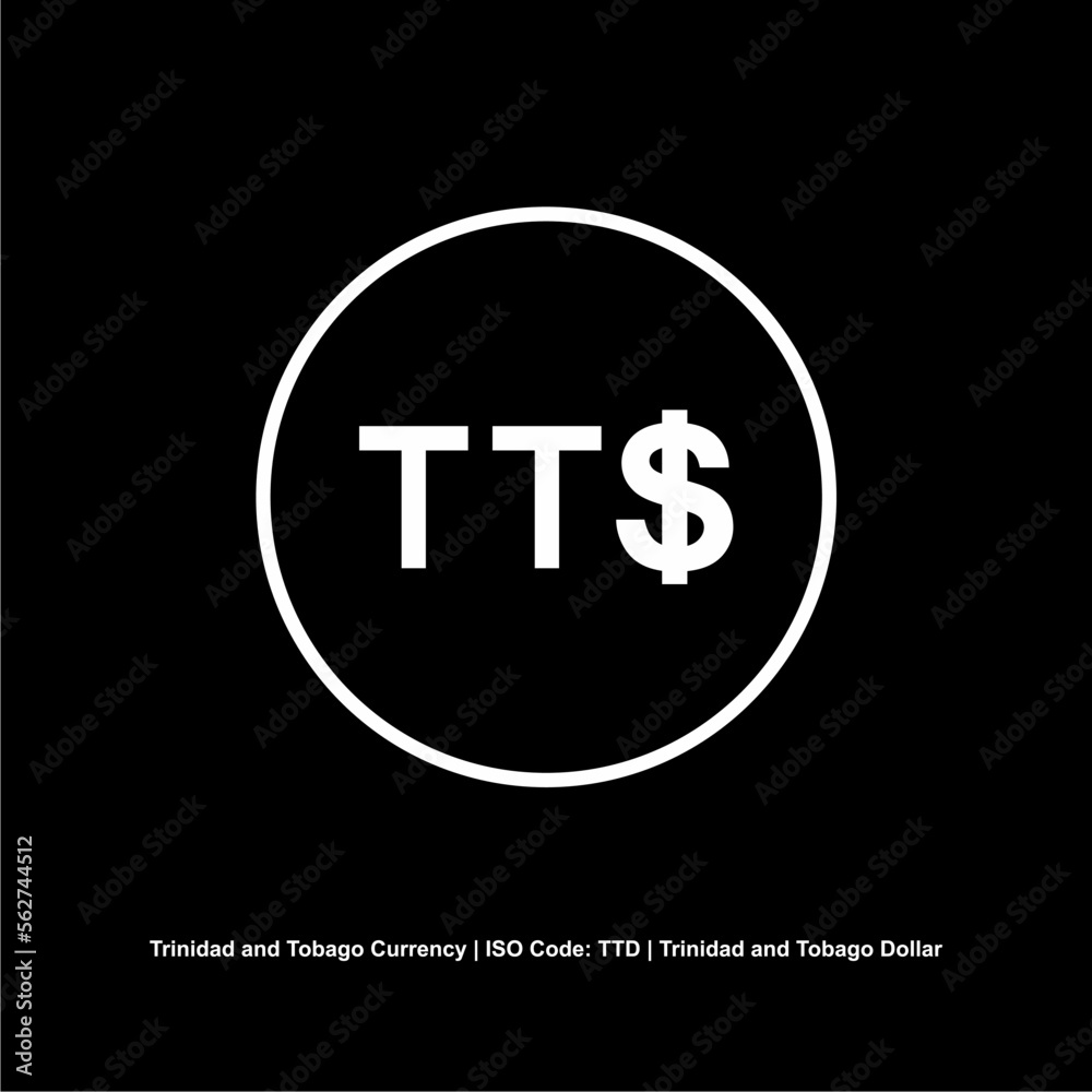Trinidad and Tobago Currency Symbol, Trinidad and Tobago Dollar Icon ...
