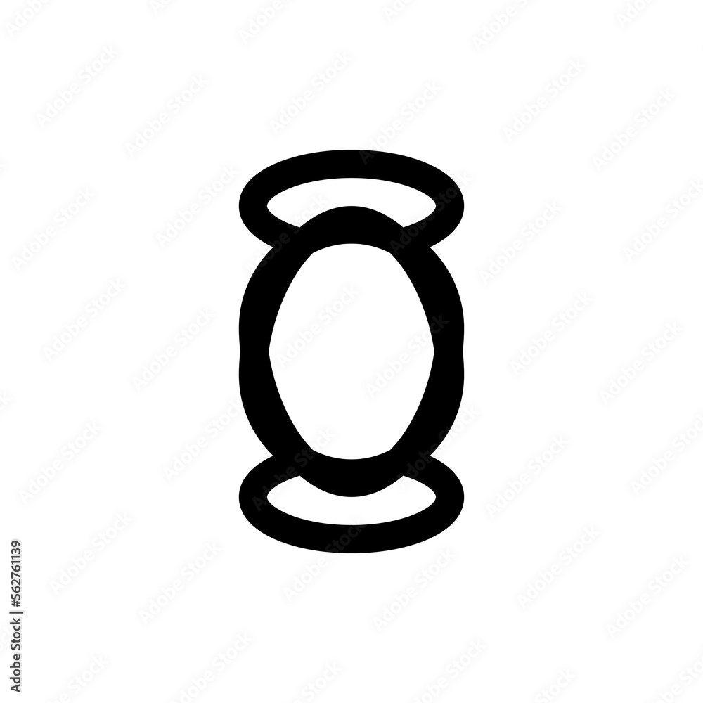 Incubator icon. Simple style artificial insemination poster background ...