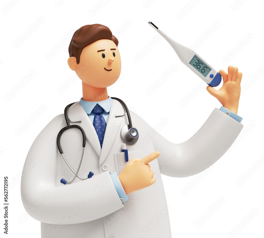 Doctor Thermometer Clip Art