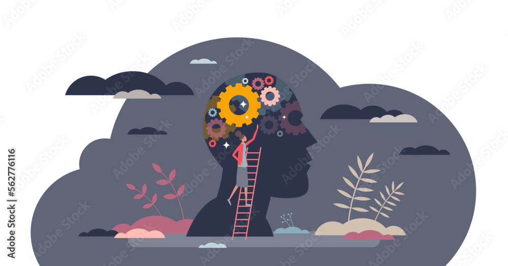 Intelligence and smart brain power for wisdom learning tiny person ...