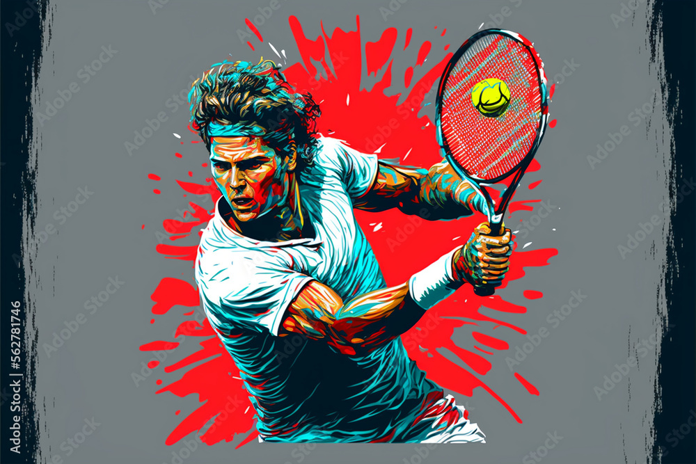 Serve and Sketch: An Illustrative Look at the World of Tennis (AI ...