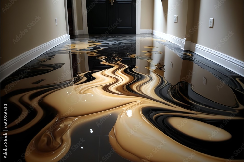 Modern floor coverings interior marble and epoxy Stock Illustration ...