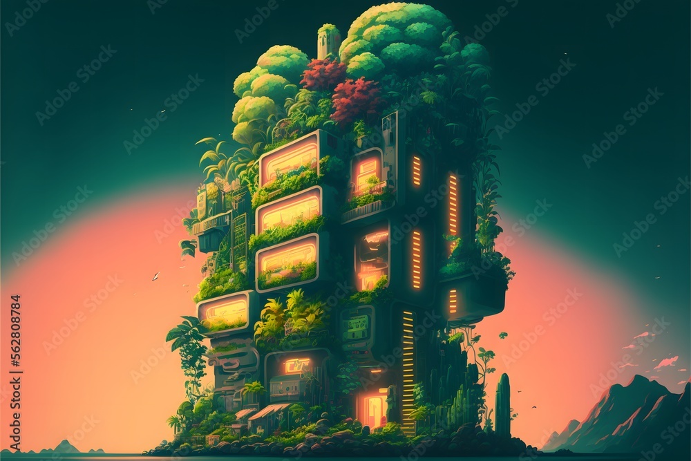 Environment-friendly and sustainable green building with Vertical ...