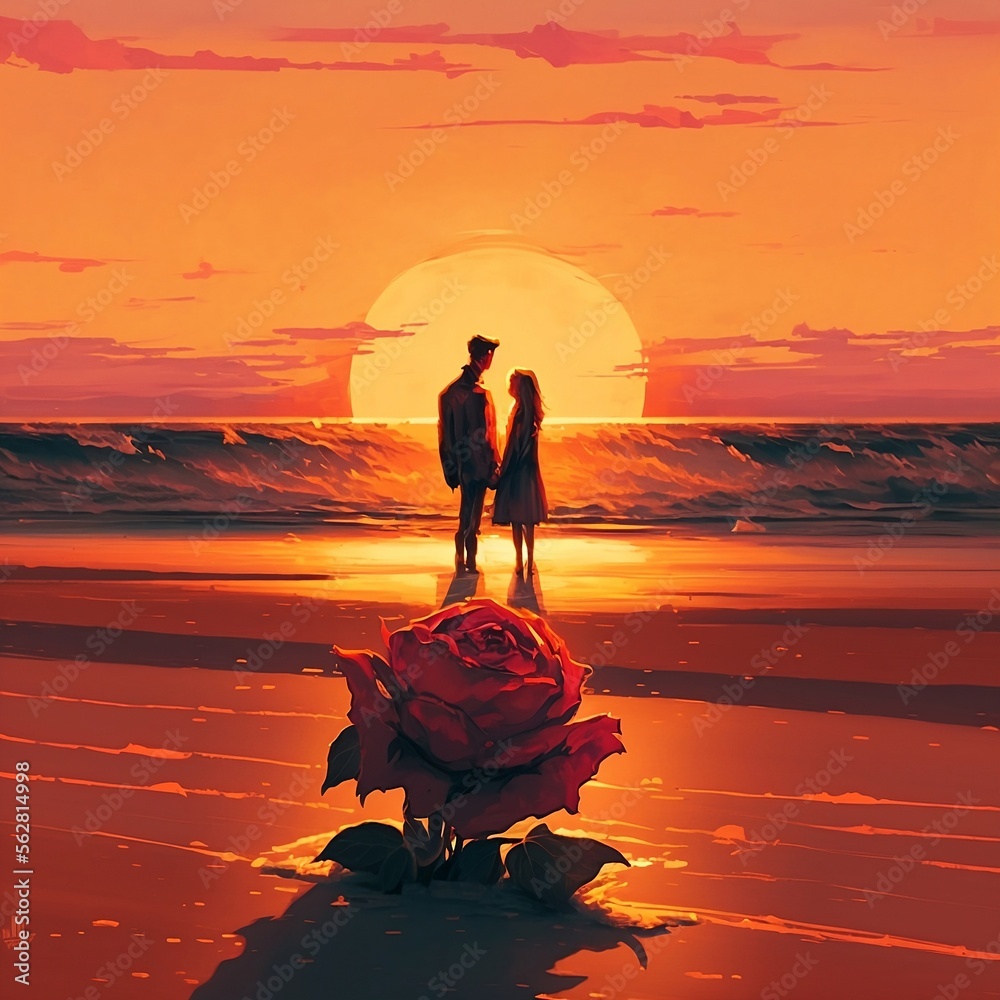 Romantic Valentine's Day Beach Getaway: Capture the Perfect Sunset Kiss ...