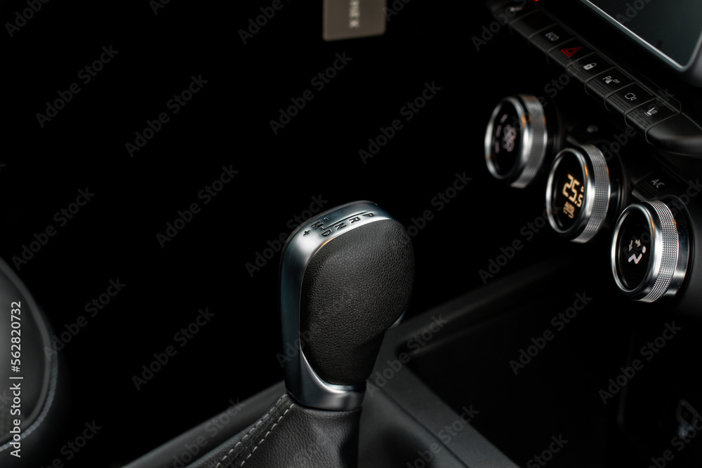 Modern car variator transmission. Variator gearbox. CVT gearbox close ...