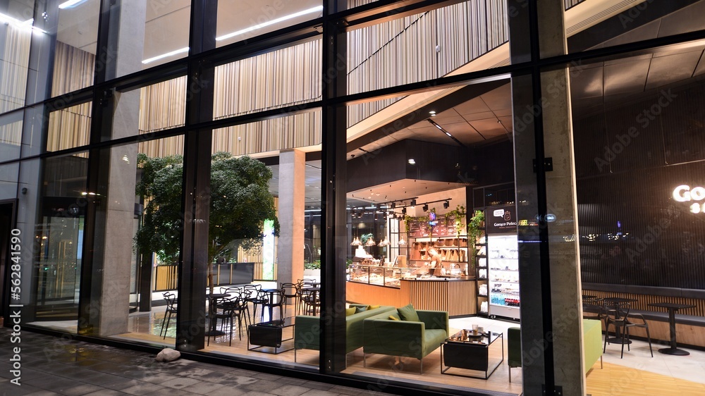 Warsaw, Poland. 19 January 2023. The interior of the Forest office ...