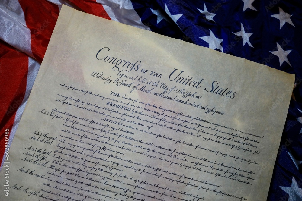 Bill of rights - United States of America Stock Photo | Adobe Stock