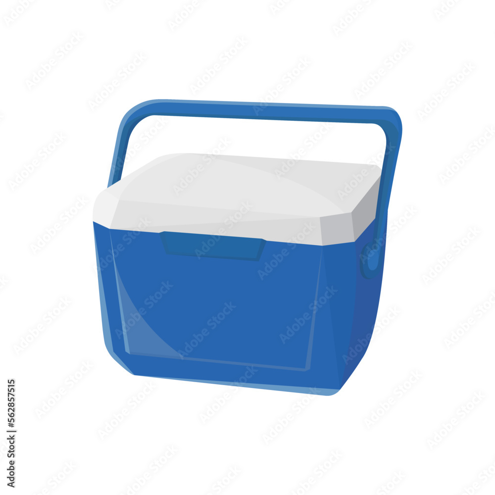 Cooler for outdoor camping can put cold drinks, ice cubes, canned ...