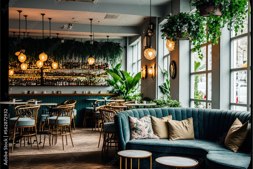 French Cafe Interior Design