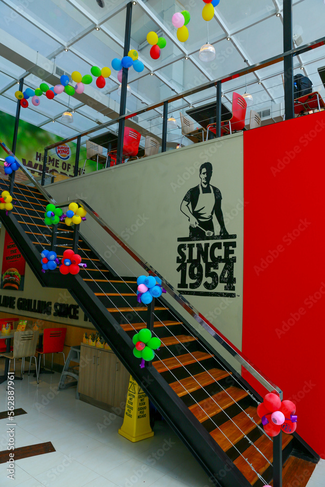 COLOMBO, SRI LANKA - SEPTEMBER 25, 2018: Inside Tables, Staircase and ...