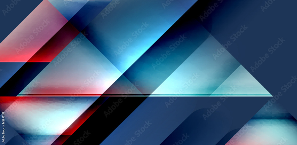 Dynamic triangle design with fluid gradient colors abstract background ...