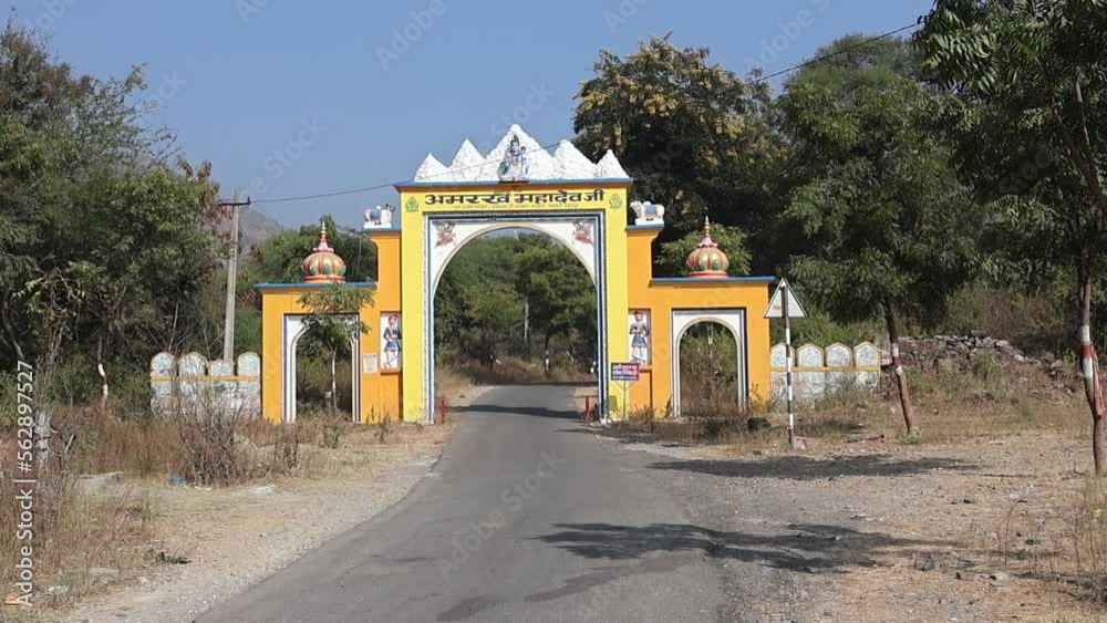 Udaipur, Rajasthan, India 13th January 2023: Amrakh Ji Mahadev Temple ...