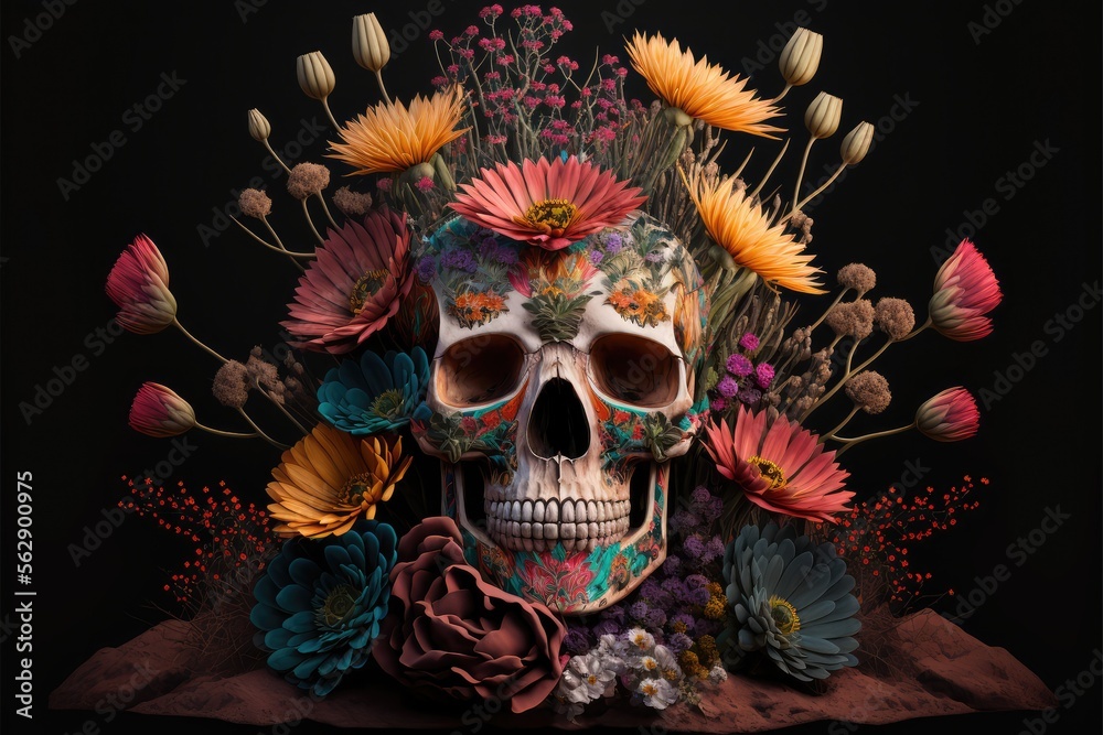 Mexican Grim Reaper Art