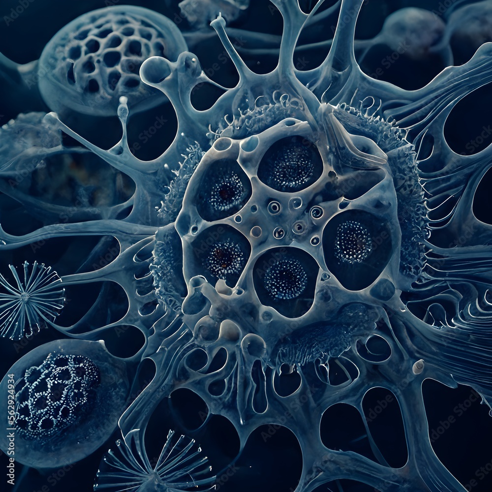 Foraminiferans And Radiolarians