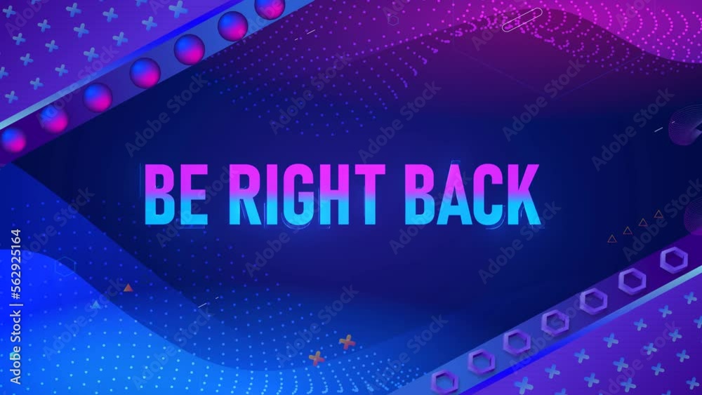 Be right back stream animated overly gaming overly, Twitch overlays ...