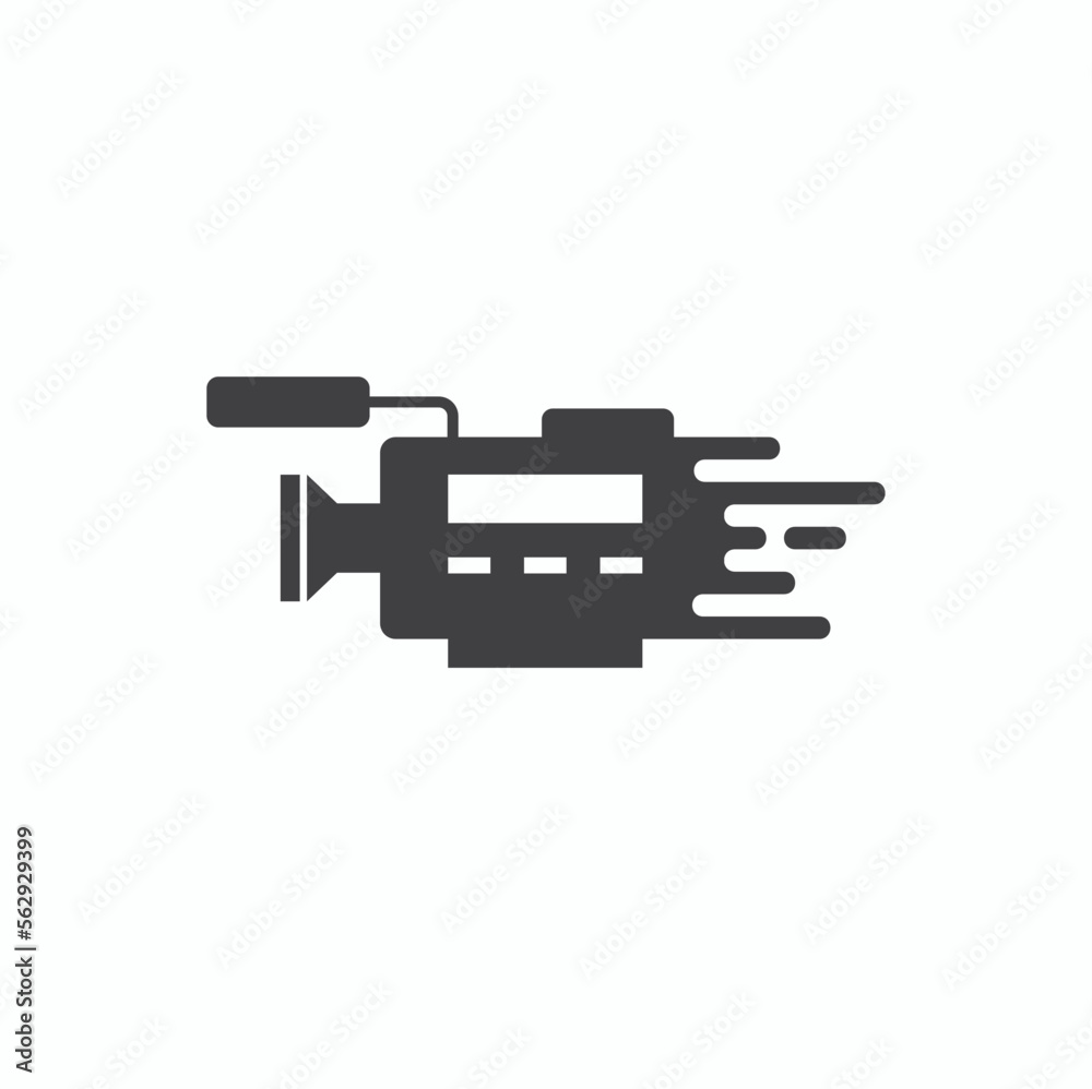 symbol of motion picture, vector art. Stock Vector | Adobe Stock