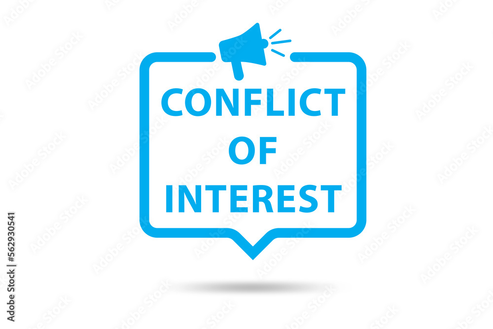 Conflict of interest concept in ethical business Stock Illustration ...