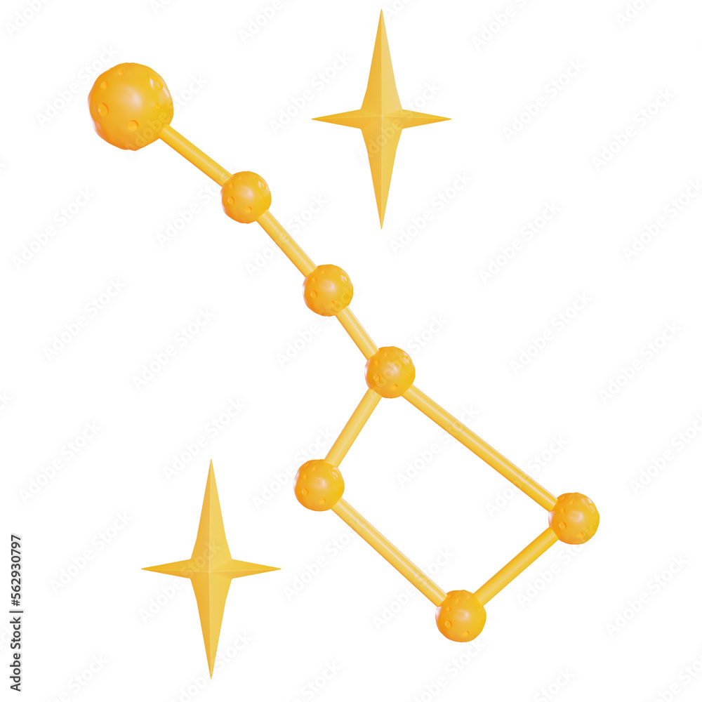 3d Constellation Stock Illustration Adobe Stock