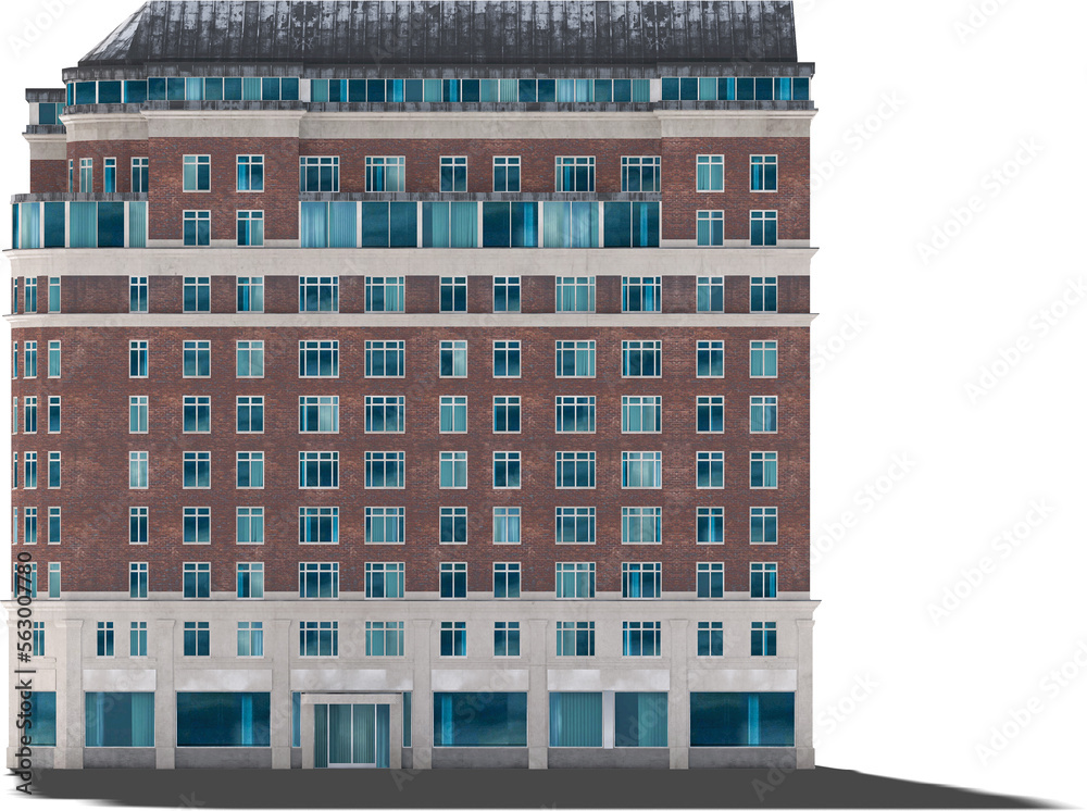 building city house 3d render hq arch viz cutout shadow 80% generic ...